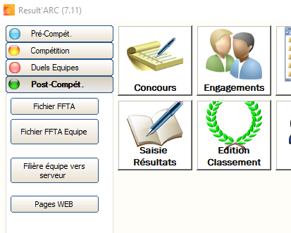 Gestion des concours – Comité régional de Bretagne de tir à L'arc – CRBTA
